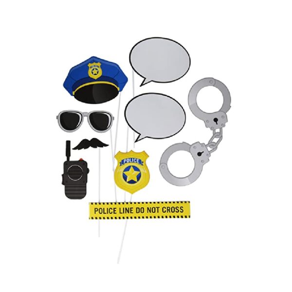 POLICE PARTY – PHOTO BOOTH PROPS – Party and Co